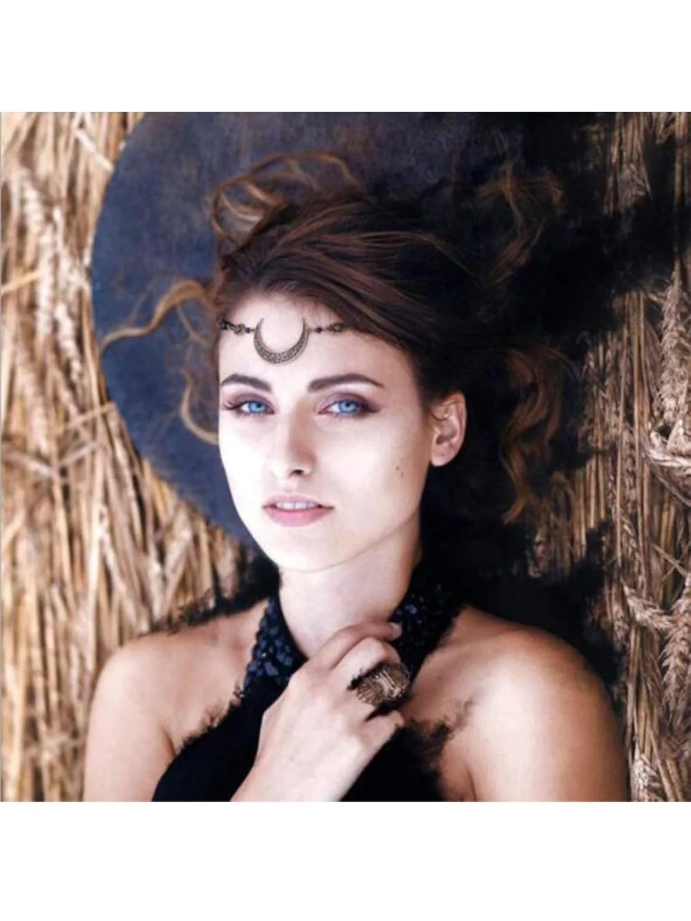 Aimimier | Jewelry | Aimimier Viking Crystal Head Moon Circlet ...